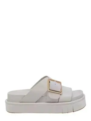 PALOMITAS BY PALOMA BARCELÒ Buckle Detail Platform Sandals - Grey