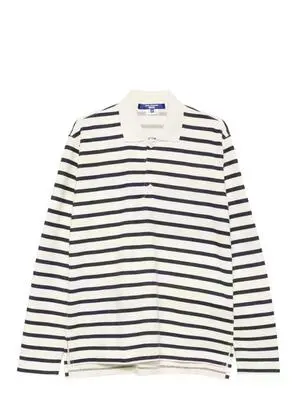 Junya Watanabe Striped Polo Shirt - Neutrals