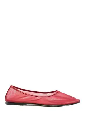 Dear Frances Round-toe Ballerina Flats - Red