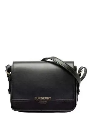 Burberry Small Leather Grace Crossbody Bag - Black
