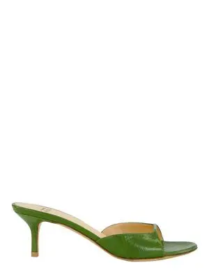 FRANCESCO RUSSO Leather Sandals - Green