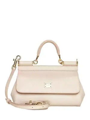 Dolce & Gabbana Dolce & Gabbana Mini Sicily Tote Bag Neutrals