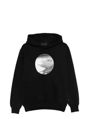 Alpha Industries Graphic Print Hoodie - Black