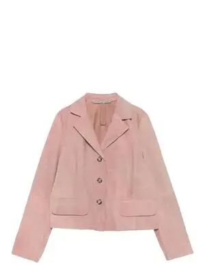 THE JACK LEATHERS Buttoned Suede Jacket