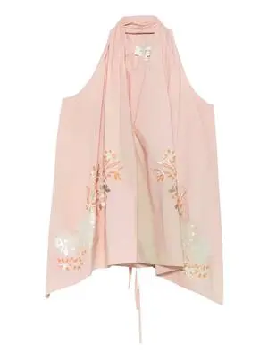 PSOPHIA Floral Halterneck Top - Pink