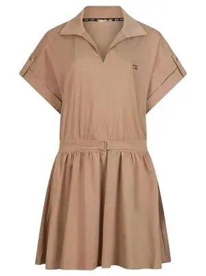 Liu Jo V-neck Mini Dress - Neutrals