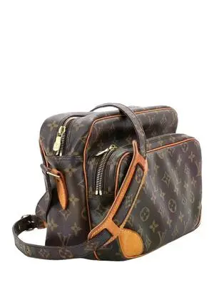 LOUIS VUITTON Louis Vuitton Messenger Bag Monogram Canvas 28 Brown
