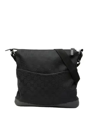 Gucci Gg Canvas Crossbody Bag 2000-2015 - Black
