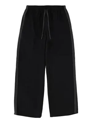 Filippa K Drawstring Piped Trousers - Black