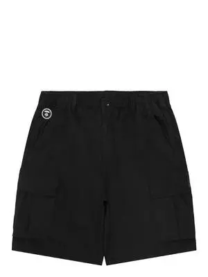 AAPE BY *A BATHING APE Logo-patch Cargo Shorts - Black