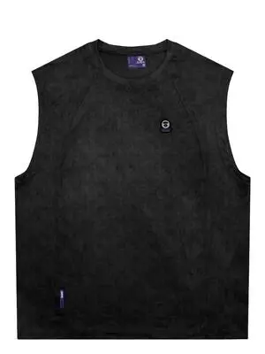 AAPE BY *A BATHING APE Tonal Stitching Vest - Black