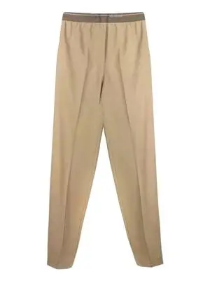 SEMICOUTURE Elasticated-waistband Trousers - Neutrals