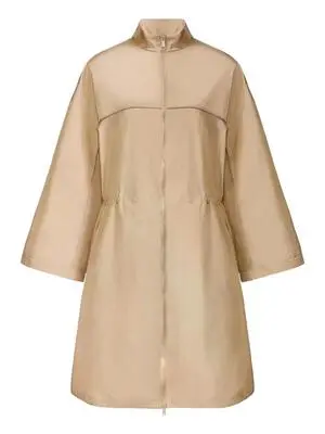 Fabiana Filippi Flared Zip Coat - Neutrals