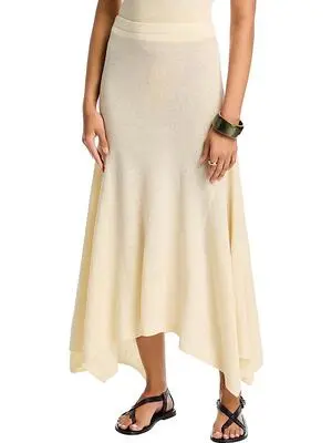 Co Knit Skirt - Cream