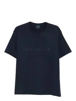 Paul & Shark Logo-detail T-shirt - Blue