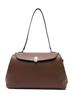 Loulou De Saison Flap-closure Shoulder Bag - Brown