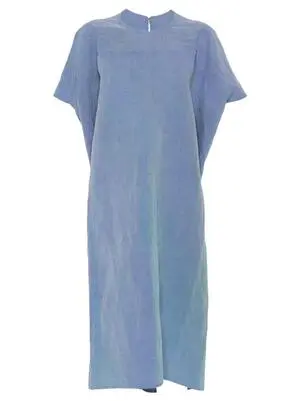 Sofie D'hoore Daiki Round-neck Midi Dress - Blue