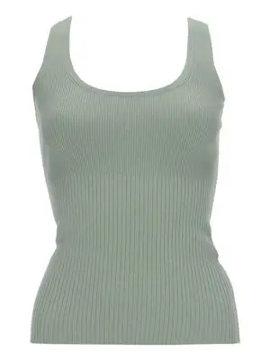 Max Mara Viscose Top - Green