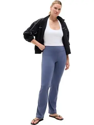 Athleta Elation Ultra High Rise Straight Leg Pant Celestial
