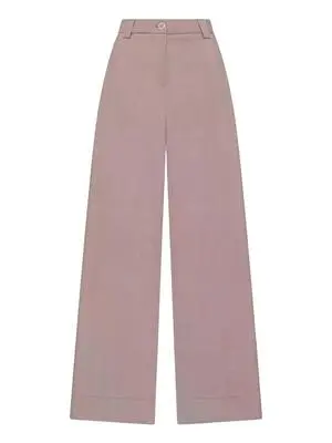 CRUNA Wide-leg Trousers - Pink