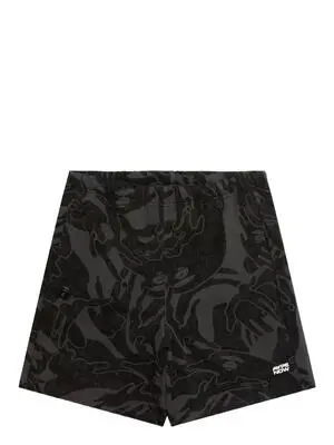 AAPE BY *A BATHING APE Camouflage Pattern Shorts - Black
