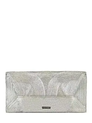 AQUAZZURA Vacanza Clutch - Silver