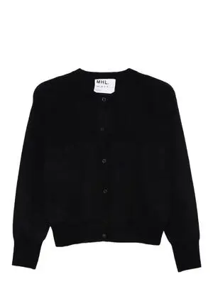 MARGARET HOWELL Buttoned Cardigan - Blue