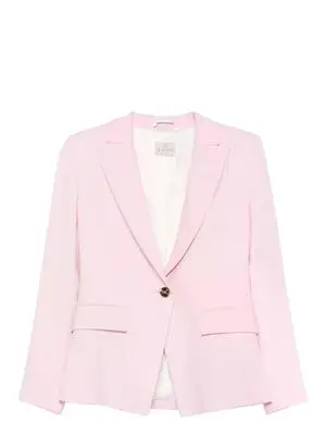 Marella Single-breasted Blazer With Pockets - Pink