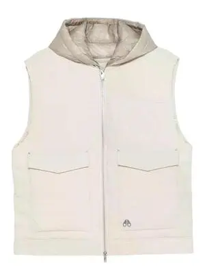 Moose Knuckles Logo-appliqué Gilet - Neutrals