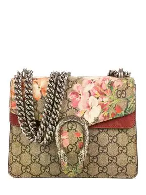 Gucci Dionysus Floral-Print Shoulder Bag Neutrals
