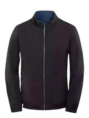 MOORER Reversible Zip Bomber - Blue