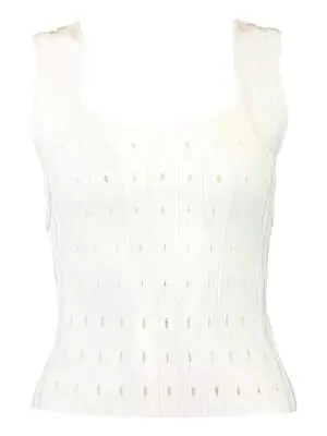 Simkhai Gentry Cut-out Tank Top - Neutrals