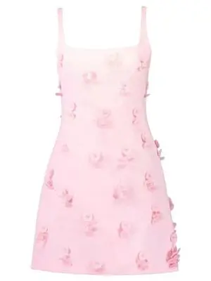 Simkhai Cailinn Floral-appliqué Dress - Pink