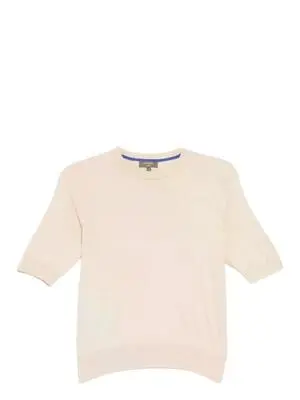 N.peal Knitted T-shirt - Neutrals