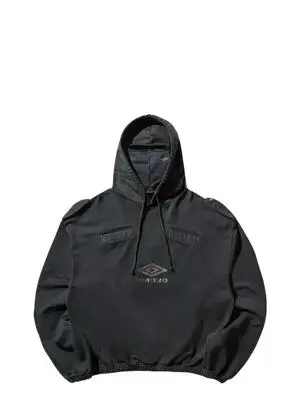 UMBRO Logo-detail Hoodie - Black