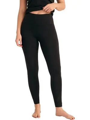 HAVEN WELL WITHIN Balance Organic Cotton Leggings - Black