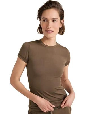 HAVEN WELL WITHIN Balance Tee Deep Mocha