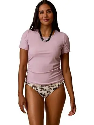 Carve Designs Vega Rib Tee 2.0 Light Dusk