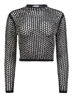 FLEUR DU MAL Spotlight Long Sleeve Top - Black