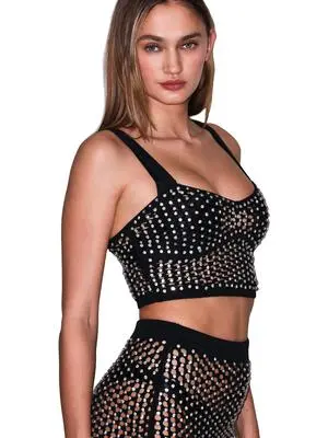 FLEUR DU MAL Spotlight Bralette - Black