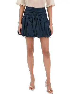 Cinq À Sept Kaldi Bubble Mini Skirt - Navy