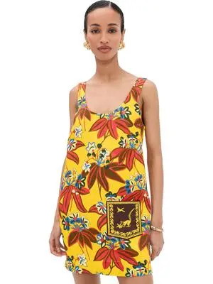 ALEMAIS Leo Embroidered Mini Dress - Multi