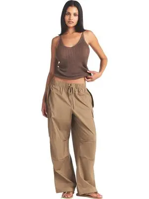 SKIMS Oversized Low-rise Cargo Pants - Desert