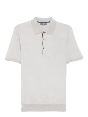 N.peal Polzeath Birdseye Polo Shirt - Grey