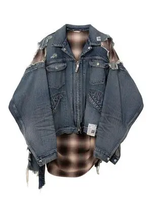 Mihara Yasuhiro Double Layered Denim Blouson - Blue