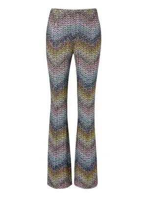 Missoni Sequined Lame Flared Pants - Multicoloured