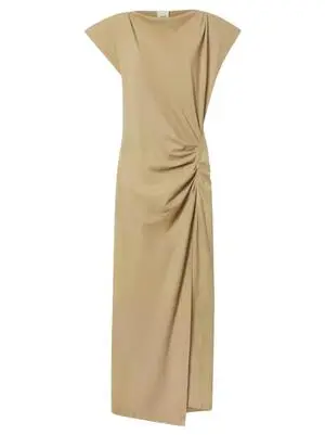 Isabel Marant Étoile Nadela Draped Maxi Dress - Neutrals