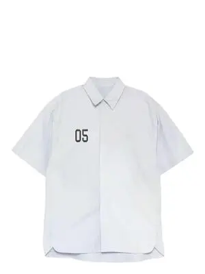 CROQUIS Number Logo Short-sleeve Shirt - Grey