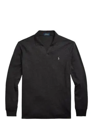 Polo Ralph Lauren Long-sleeved V-neck Sweater - Black