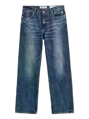 Our Legacy Carlson Cut Faded Trousers - Blue